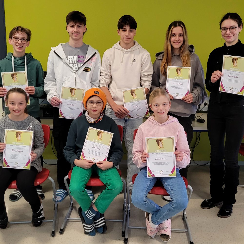 BG|BRG Villach St.Martin | Biber der Informatik 2023 – Unsere Sieger:innen